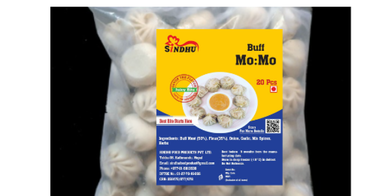 Buff momo 20pcs/packet - Sindhu Fresh and Frozen Mart